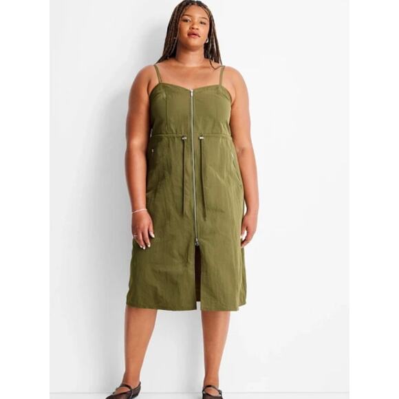 Future Collective | Dresses | Target Nylon Zipfront Midi Dress Future ...